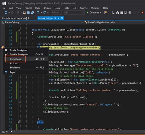 Debugging Xamarin Application On Visual Studio Tutorial