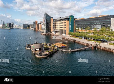Green Island Cph Floating Bar In Copenhagen Stock Photo Alamy