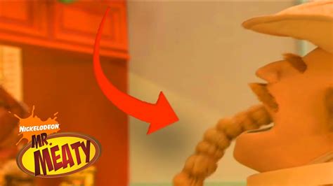 Mr Meaty Eating A Tapeworm Scene Nickelodeons Mr Meaty Tapeworm