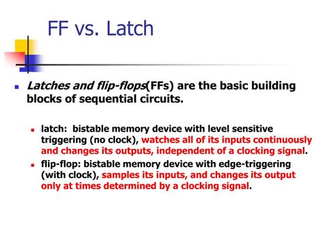 PPT Understanding Flip Flops Fundamentals Applications In Sequential Logic Design