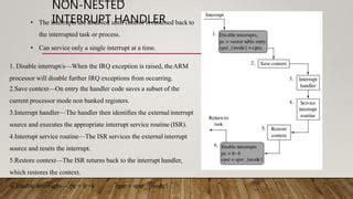 Arm Exceptions And Interrupt Controls Pptx Operating Systems Computer Software And