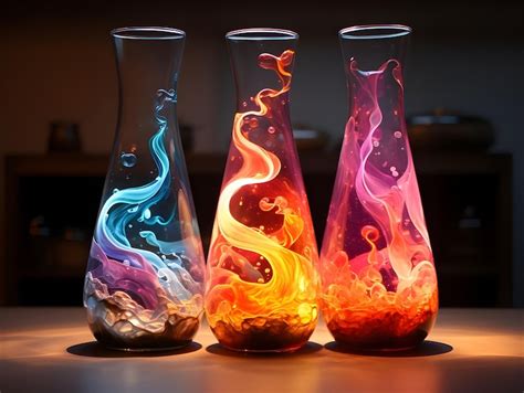 Premium Ai Image Magical Colors Of Lava Lamp Digital Art Design With Colorful Gradients And