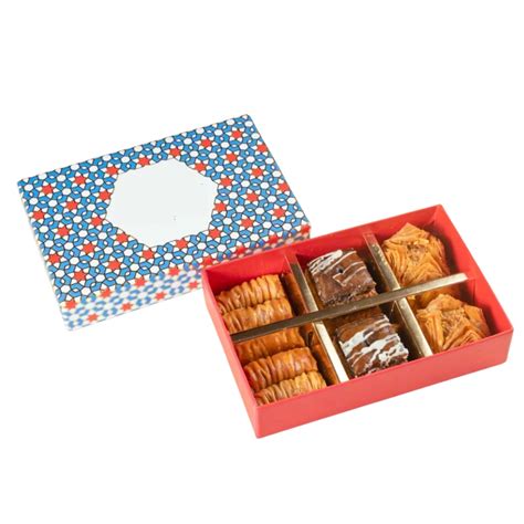 Assorted Baklava Sampler Box 6 Pieces Monashing Foods