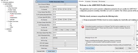 Fatal Error Qanda Design Support Adrv9022adrv9026adrv9029 Engineerzone