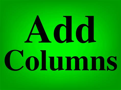 Insert One Or Multiple Columns In Google Sheets