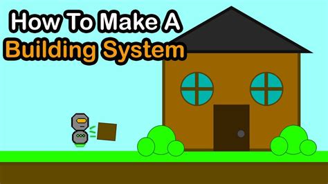 How To Make A Simply Building System In Gdevelop Youtube