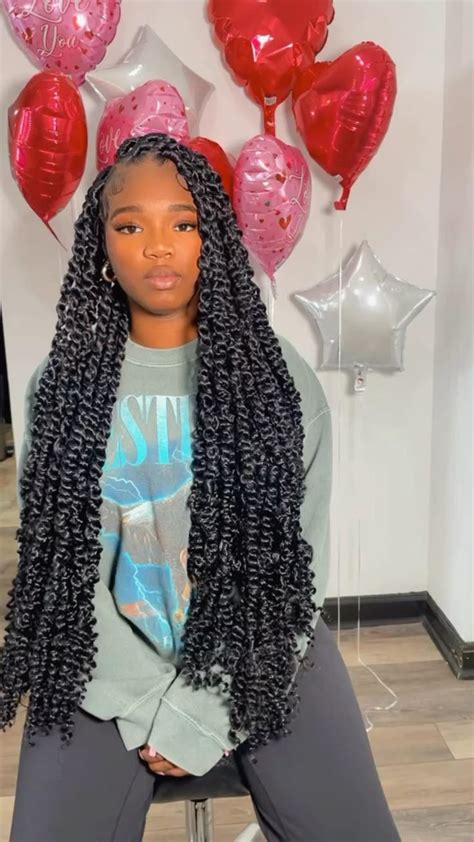 WAIST LENGTH PASSION TWISTS Kinky Twist Hairstyles Braids Kinky Twists Hairstyles Hair Twist