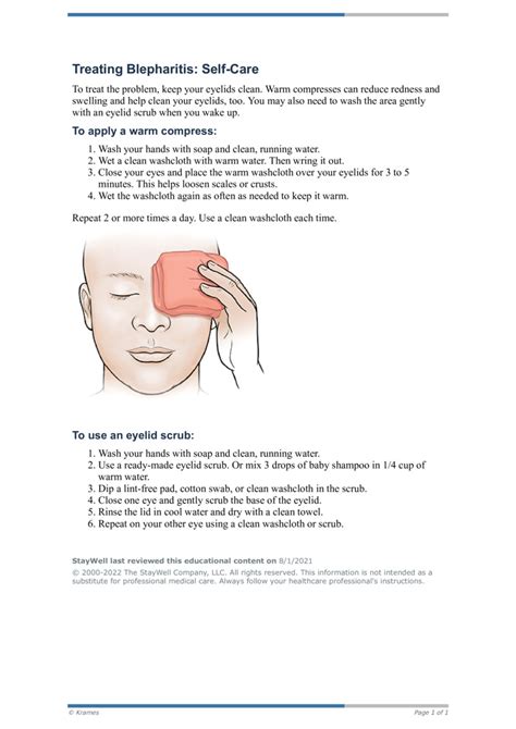 Pdf Treating Blepharitis Self Care Healthclips Online