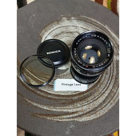 เลนส์มือหมุน Konica 52mm F1 8 เม้าส์ Ar Shopee Thailand