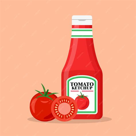 Ketchup Bottle Drawing