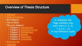 Thesis Formatting Tips PPTX