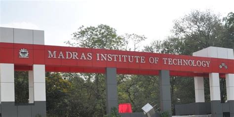 Monisa Vs Review On Madras Institute Of Technology Mit Chennai