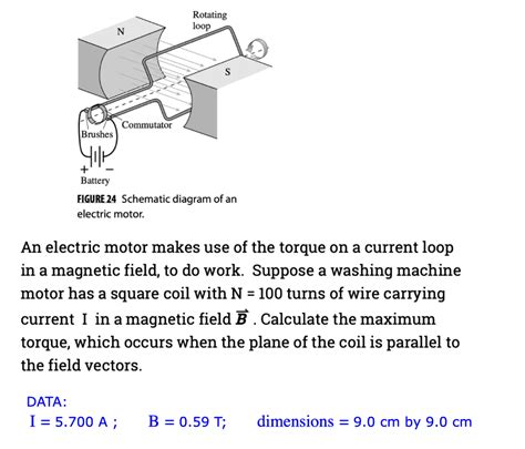 Solved Electric Motor An Electric Motor Makes Use Of The