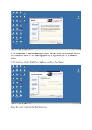 OBIEE 11g Installation Steps PDF