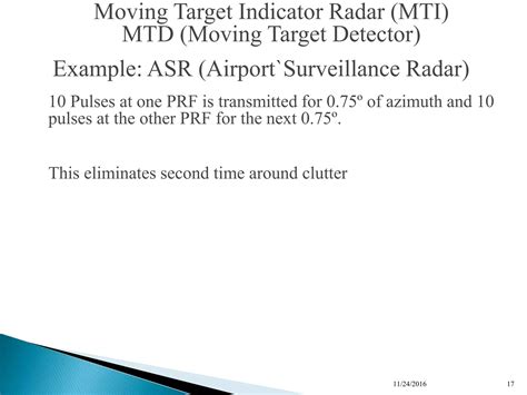 Moving Target Indicator Radar Mti Part2 Pptx