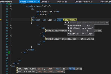 C Model Property Returning Null But Value Exists In Db Mvc5 Ef