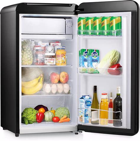 Rwflame Mini Refrigerador Con Congelador Bajo Nivel De Ruido 32