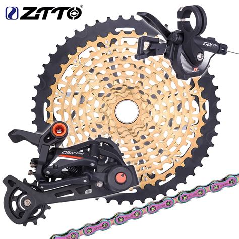 Ztto 산악 자전거 Xd 허브 카세트 시프터 그룹 세트 11 단 자전거 체인 및 후방 변속기 11 단 9t Mtb 111s 롱 케이지자전거용 변속장치