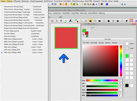 Bitmap Lcd About The Work Canvas Bitmap LCD Software Tool Blog About GLCD Displays And