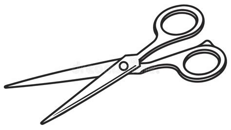 Open Metal Scissors Crafting And Practical Use Vector Design Generative Ai Stock Illustration