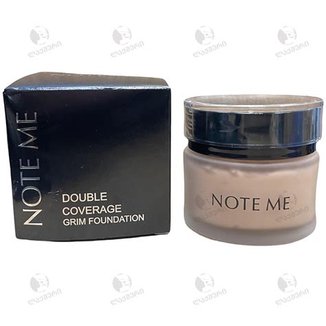 ტონალური კრემი Note Me Double Coverage Grim Tonaluri