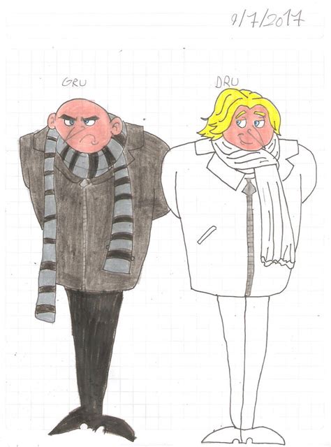 Gru And Dru From Despicable Me 3 Version 2 By Matiriani28 On Deviantart