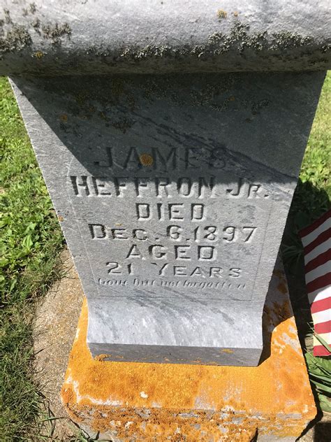 James Heffron Jr 1876 1897 Find A Grave Memorial