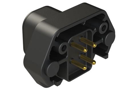 Atp15 4pb Bm01 4 Position Pcb Receptacle With Flange Pin