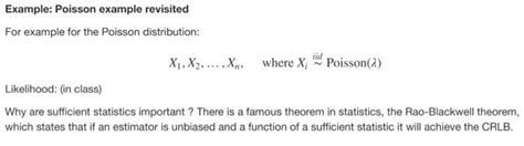 Solved Example Poisson Example Revisited For Example For