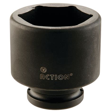 Action 65865080 Impact Socket 1 12 Drive 12 Point Standard