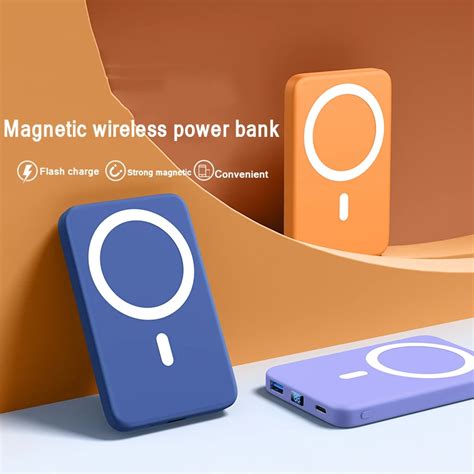 10000mah 자석 무선 15w 빠른 충전 보조베터리 휴대용 보조베터리 충전기 12 13 자석 휴대 전화 배터리휴대폰 충전기 Aliexpress