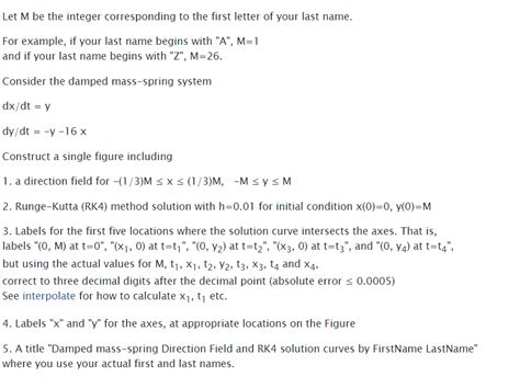 Let M Be The Integer Corresponding To The First Chegg Com