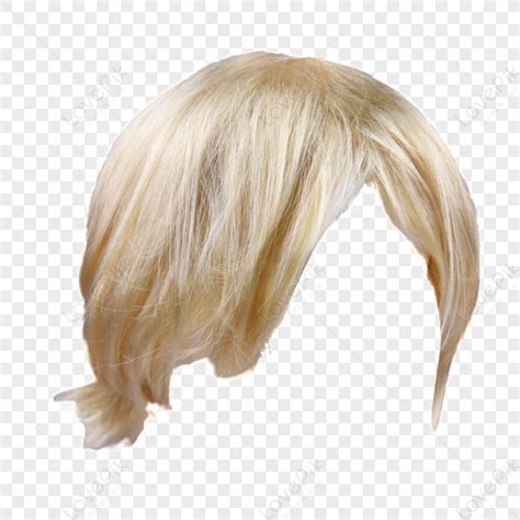 가발 머리 금발 아가씨소녀헤어스타일모델링 Png 일러스트 무료 다운로드 Lovepik