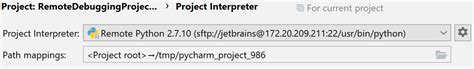 Remote Debugging With PyCharm Help PyCharm
