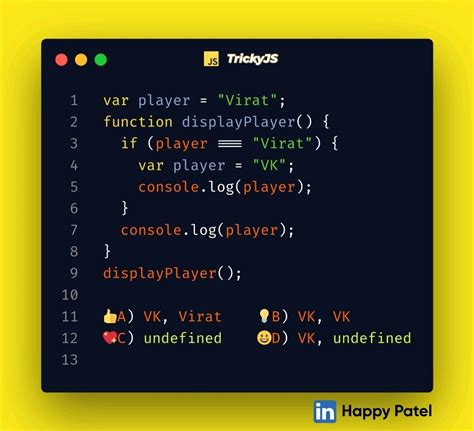 💡trickyjs 2 Happy Patel