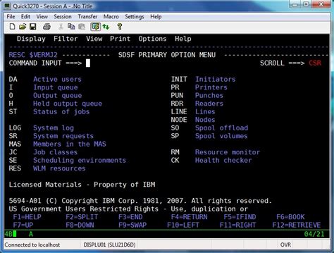Quick3270 3270 And 5250 Terminal Emulation