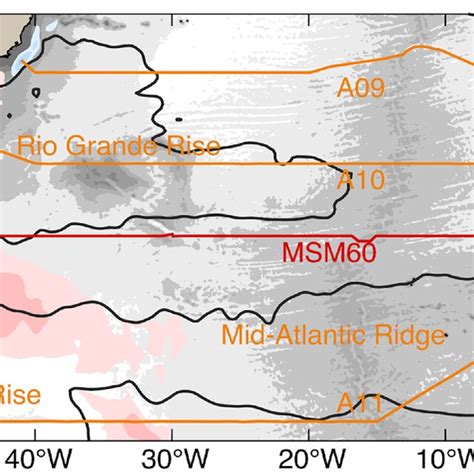 Direct Velocity Measurements Along 345°s The Upper 1000 Dbars Are