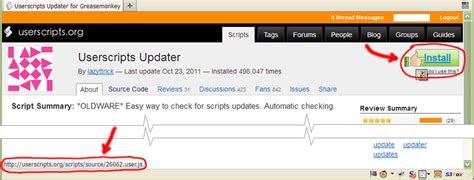Security Use A Greasemonkey Script To Install Other Userscripts
