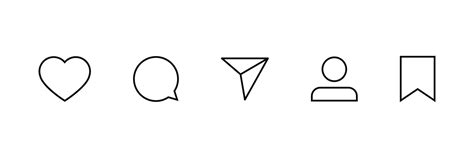 Like Comment Share Save Admin User Icons For Social Media Networking