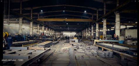 ساخت اسکلت فولادی در کارخانه آکام فولاد پروژه برج های الماس تهران