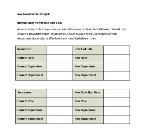 26 Transition Plan Templates Free Word Pdf Documents Download