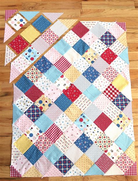 Patchwork On Point Quilt Tutorial Artofit