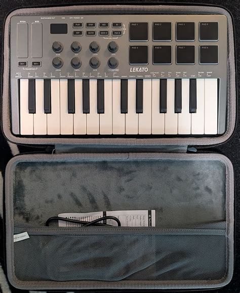 Lekato 25 Key Wireless Midi Controller 2024 Silver Reverb