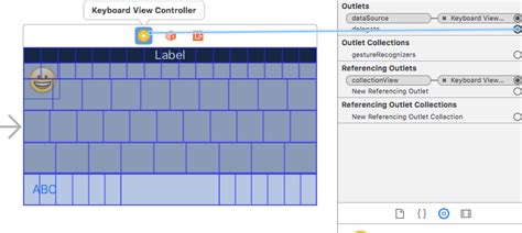 Ios Uicollectionview In Keyboard Extension Does Not Work After Connecting To Delegate