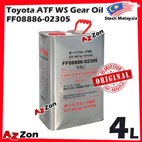 Toyota ATF WS Auto Gear oil Automatic Transmission Fluid 100% Original ...