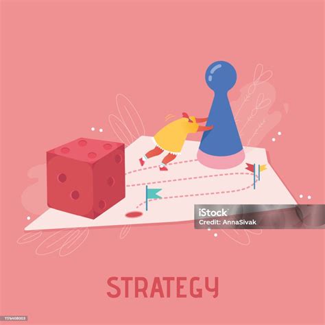 여성 일러스트레이션 수상전략 기획 팀워크 컨셉 주사위를 던지는 보드 게임을하는 사람들 캐릭터 비즈니스 위험 및 도박 개념 만화