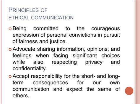 Ethical Communication Ppt