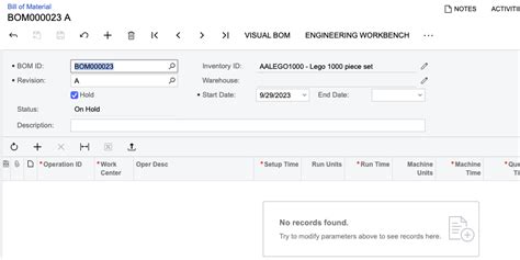 BOM Inventory Numbering Mayer Group Acumatica Partner