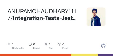 Github Anupamchaudhary1117integration Tests Jest Supertest And