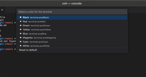 Css For Terminal Color Quickpick Not Applied In New Window · Issue